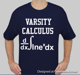 Mrs. Guthrie's Calculus Class: Blog 13: T-Shirt Design
