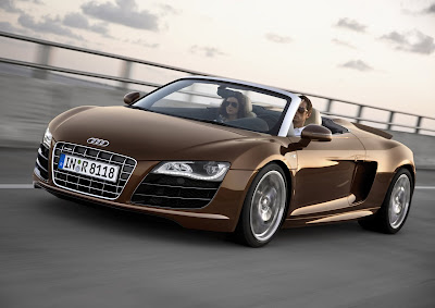 Audi R8 5.2 FSI Spyder: Audi Officially Reveals R8 Convertible ...