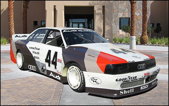Hurley Haywood's Audi 200 Quattro Trans Am winning race car can be ...