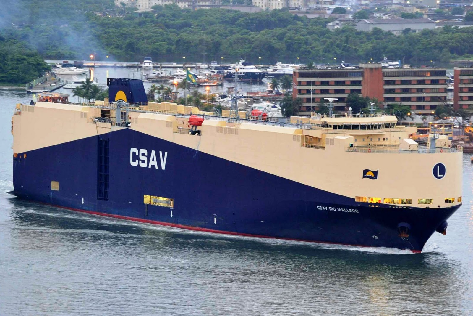Santos Shiplovers: M/S CSAV Rio Malleco / V2EU6 - Completa sua primeira ...