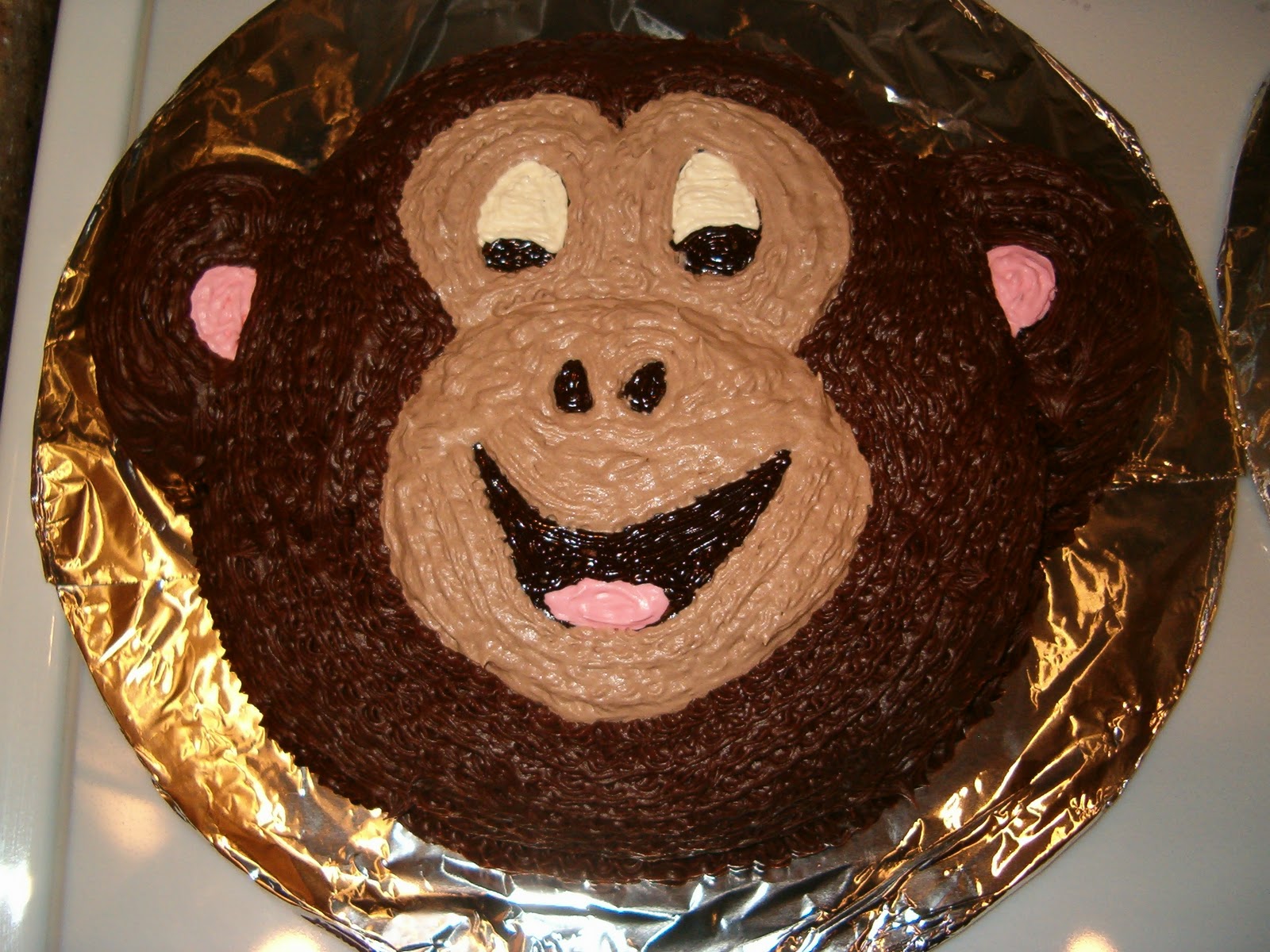 .: Monkey Birthday Cake