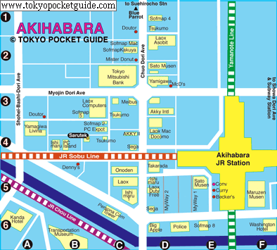 NIHON Ryokou: Mapas de Tokyo