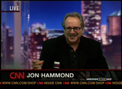 Jon Hammond Guest Anchor CNN with Anderson Cooper in studios Time ...