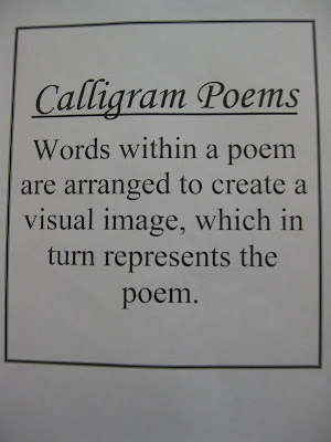 A&E : Calligram Poems