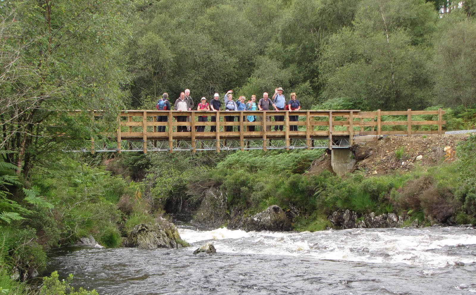 The Glebe Blog: Wigtownshire Ramblers Stroan Bridge Circular August 2010