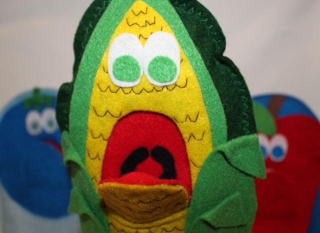 From Homer Street: Fruit and Vegetable felt Hand Puppets