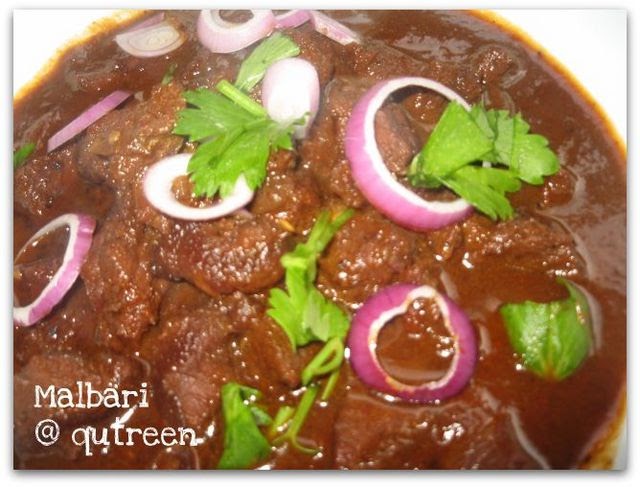 Resepi masakan uNiLLy's: Daging masak Malbari
