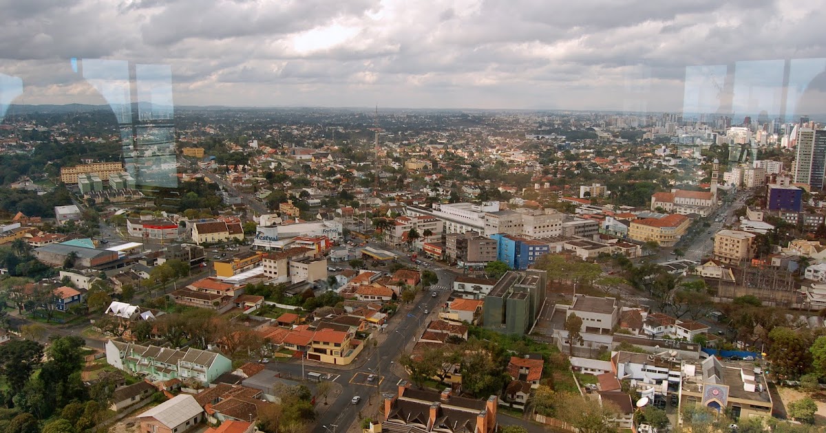Curitiba a partir do mirante das Mercês - NORDESTE
