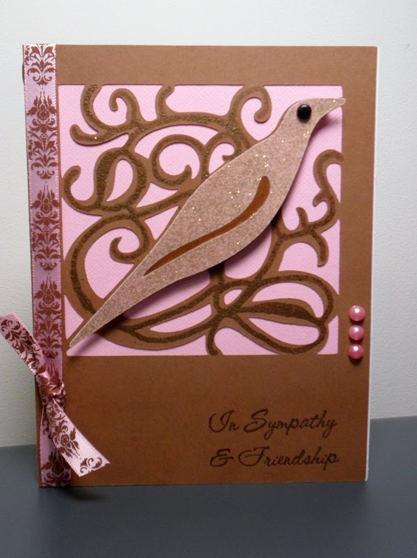 Say Anything crafts: Simple Sympathy card