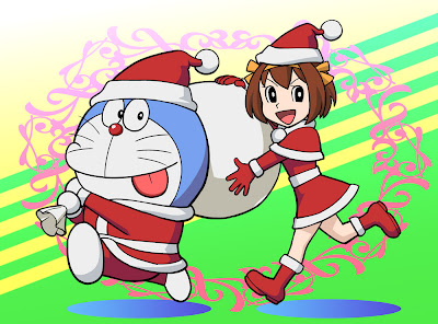 Doraemon Christmas ~ Cartoon and Comic Images