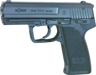 Blank Firing Gun: ROHM : RG 96 Cal. 9 mm / HK : USP