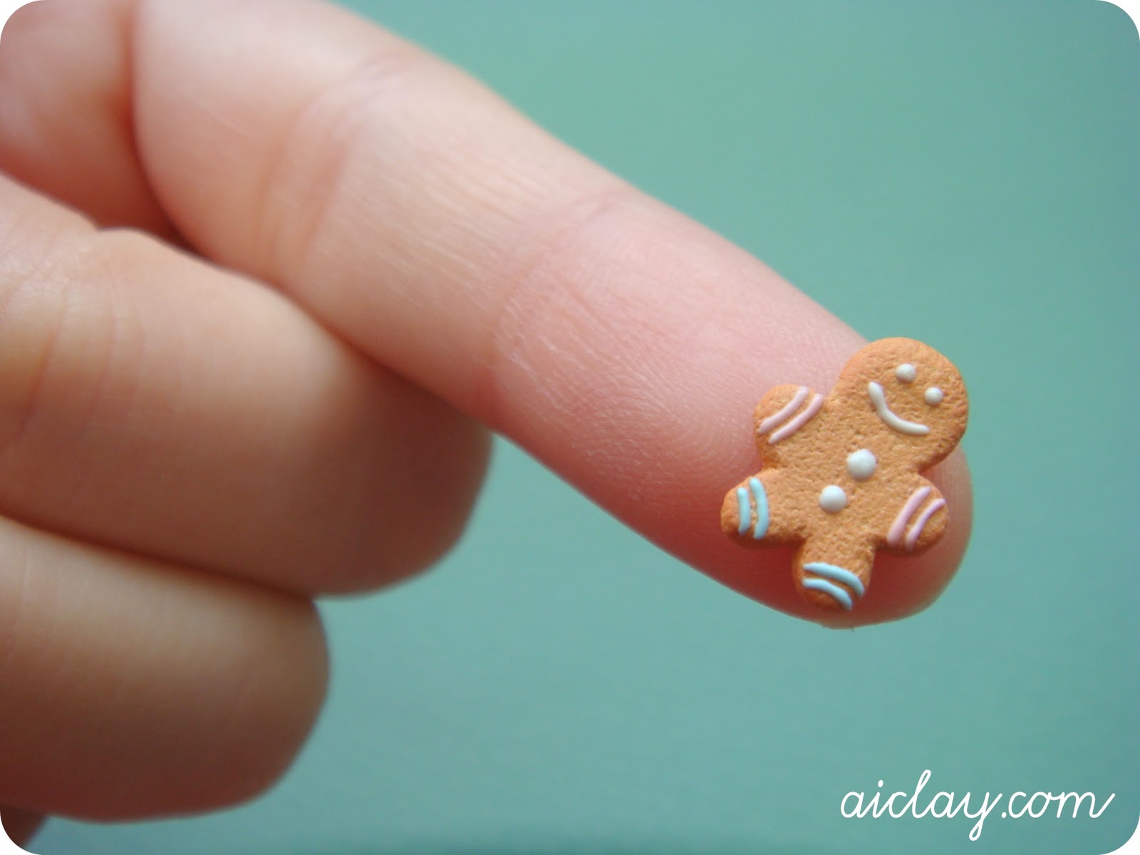 AiClay - a Haven of Miniature Food: An army of gingerbread men.