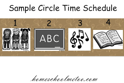 Homeschool Me Too: Circle Time- Schedule