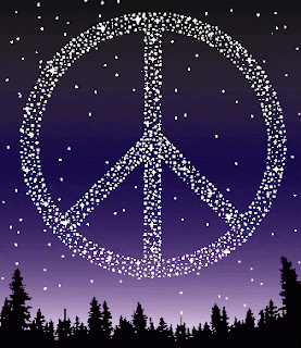 Zebra Star Wallpaper: Peace Signs