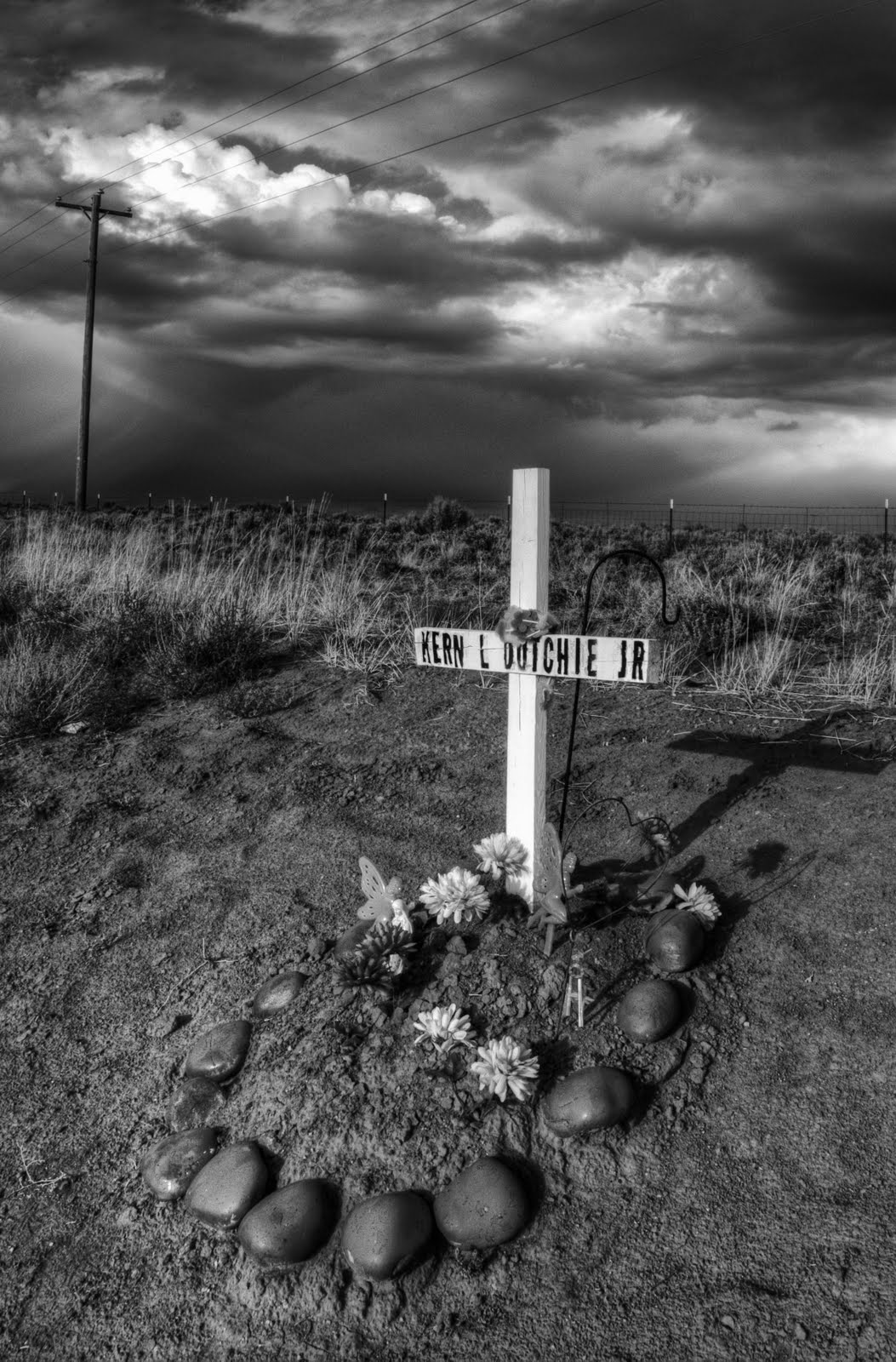 So Much DependsOn the Camera Lens: Roadside Memorial #1