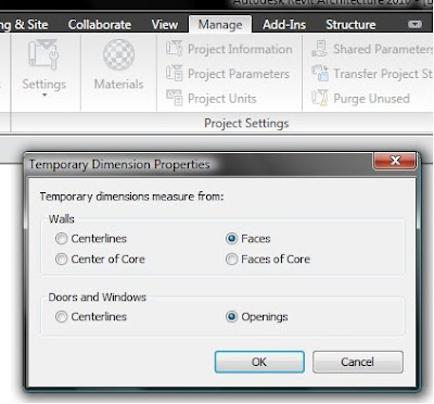 BIM Notebook: Revit temporary dimension settings