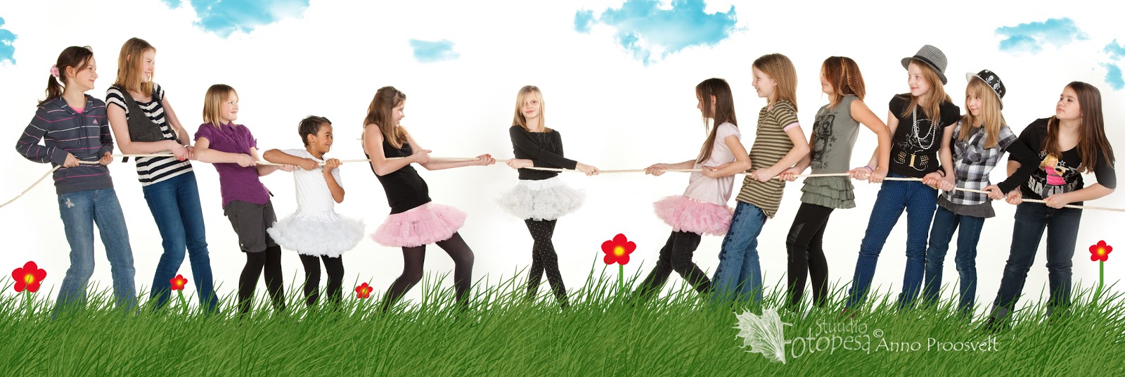 Tüdrukud fotostuudios-fotograaf Anno Proosvelt - Fotostuudio Fotopesa