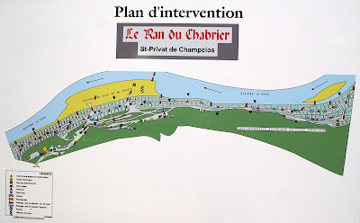 Camping Le Ran du Chabrier: Plan