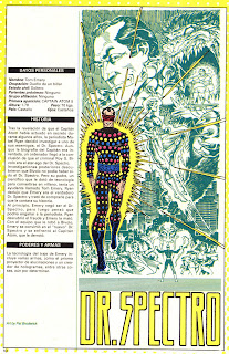 Fichas de Superheroes Marvel y DC: Doctor Espectro