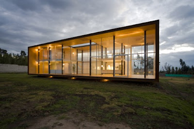 Korean House and Design: The Glass Box "X House" By Arquitectura X