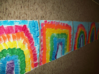 Art at East, Union and more...: 1st Grade Rainbows