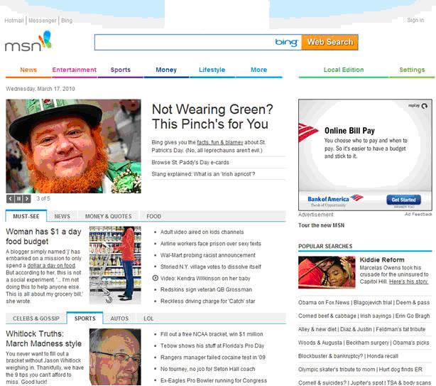 SG Girl Next Door: I Dislike the New MSN Homepage