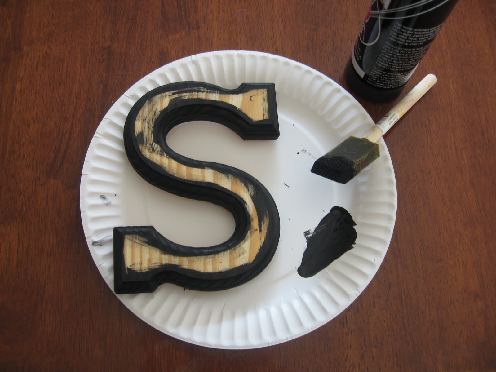 this is my department (craft blog): Mod Podge Initial