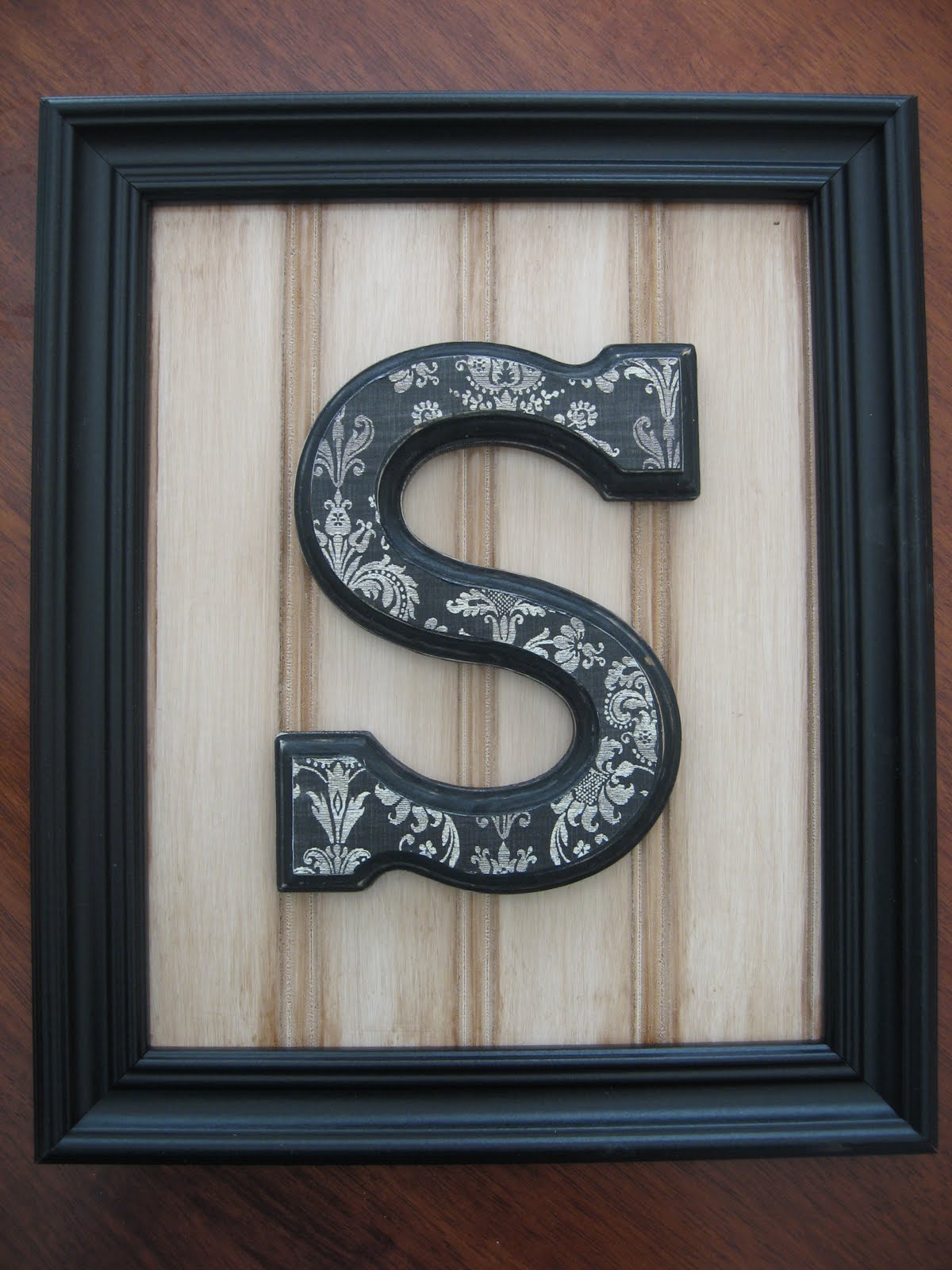 this is my department (craft blog): Mod Podge Initial
