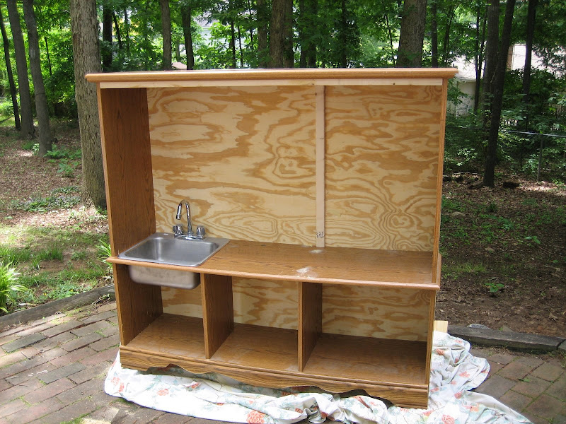 Sutton Grace: a repurposed play kitchen