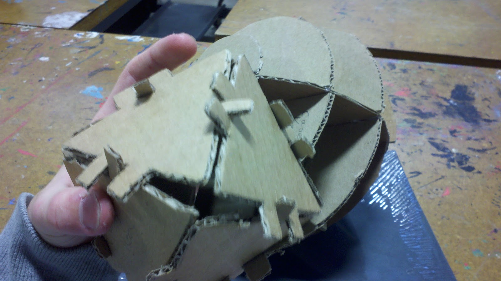 The WASH blog with Casey Keen: Cardboard "Spheres"