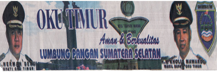 KOMERING POST: OKU TIMUR PENGHASIL PADI TERBESAR DI SUMATERA SELATAN