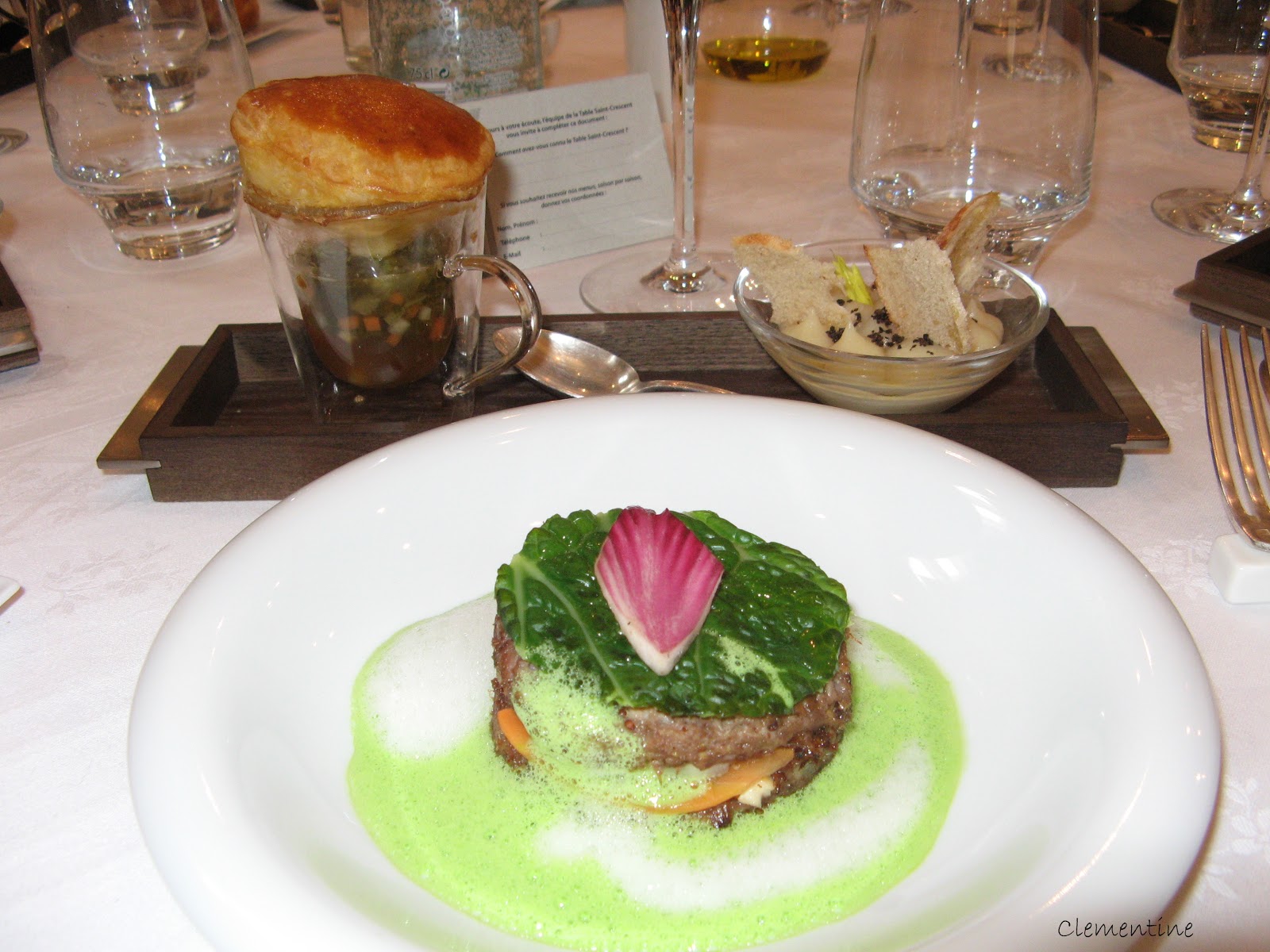 Le blog de Clementine: Repas à La Table Saint Crescent à Narbonne