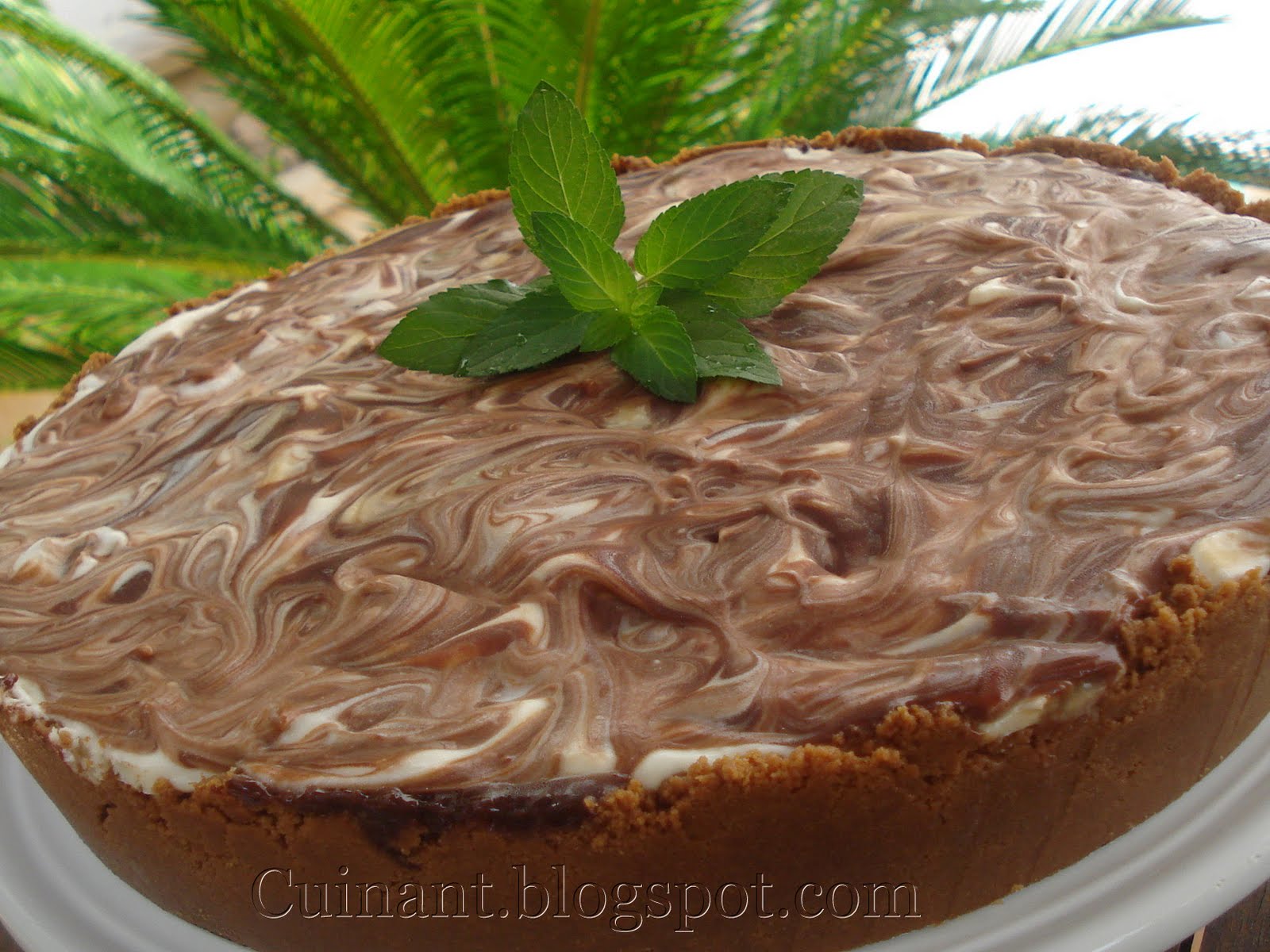 Cuinant: Tarta de Queso con Chocolate y Caramelo