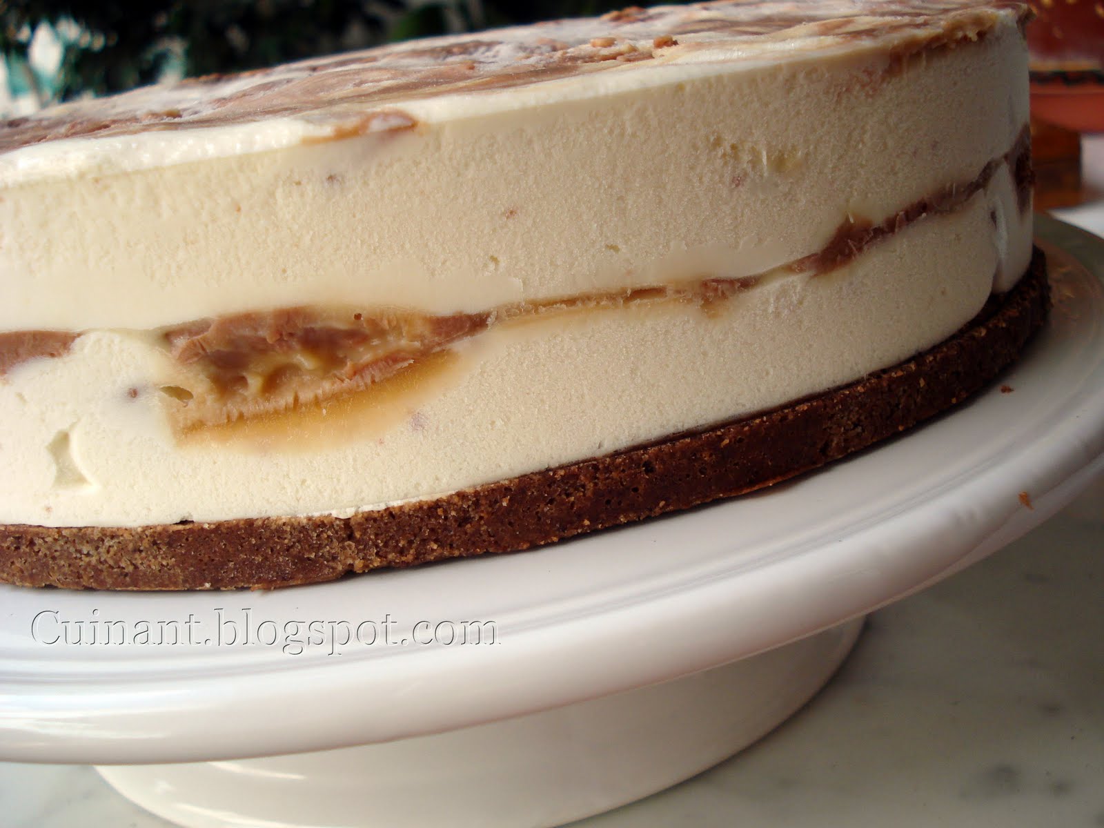 Cuinant: Tarta de Queso con Chocolate y Caramelo