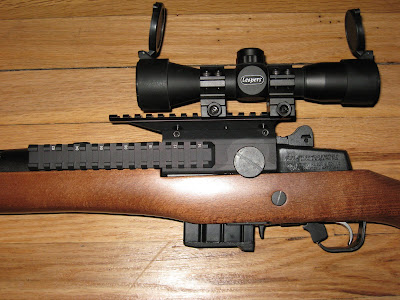 J Star and the Blog of Doom: Mini-14 picatinny rails and scope!