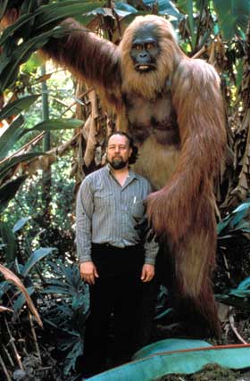Never forget: Gigantopithecus. He was the largest primate of all. Long ...