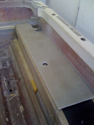1981 23' Fish Nautique Restoration: NIDA-CORE Deck is done.....