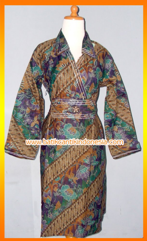 Batik Cantik Indonesia: Dress Batik Code : DRS0305