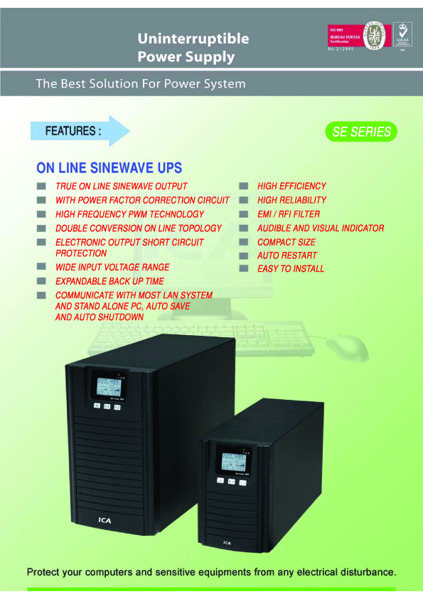 UPS DAN STABILIZER BALI: UPS ICA ON LINE/SINUSOIDA.......