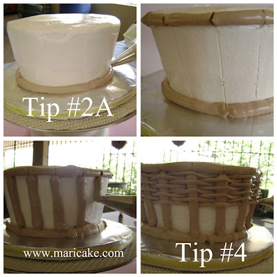 Wicker Basket Cake and Decorated Flower Cupcakes | Mari's Cakes (English)