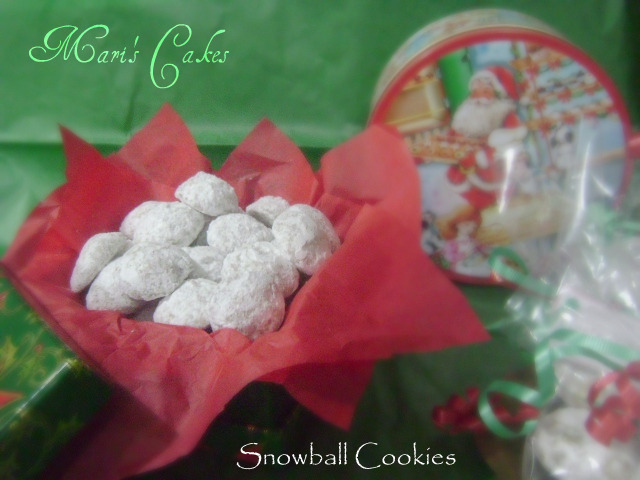 Galletas de Mexican Wedding Cookies | Mari's Cakes (English)