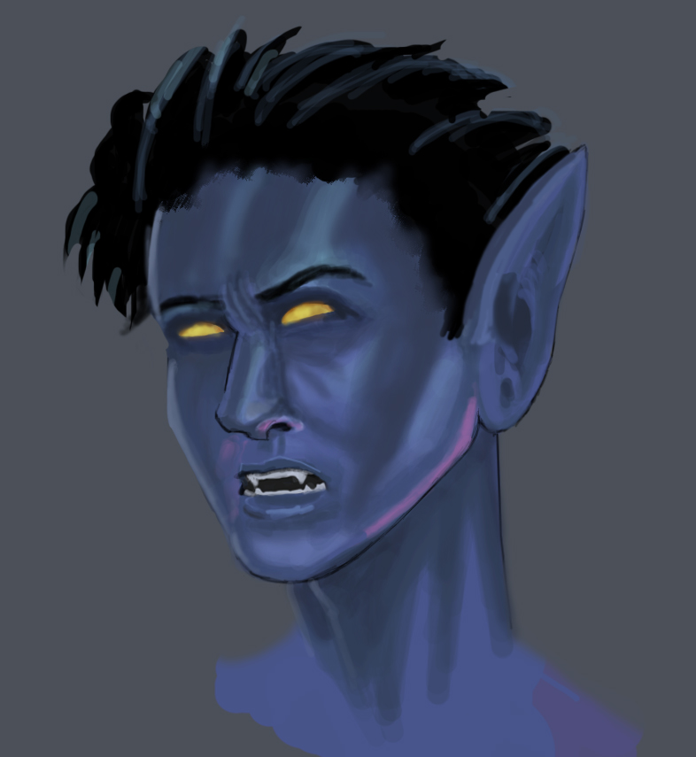 Ron's Sketchbook: Nightcrawler Speed painting