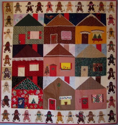 All Things Quilty and Artsy: Gingerbread House Quilt