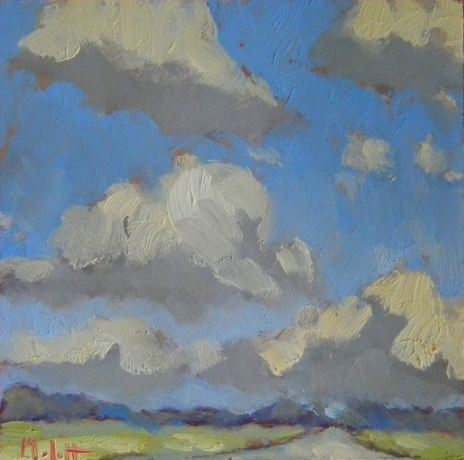 Art Painting and Prints Heidi Malott: Impressionist Sky Clouds ...