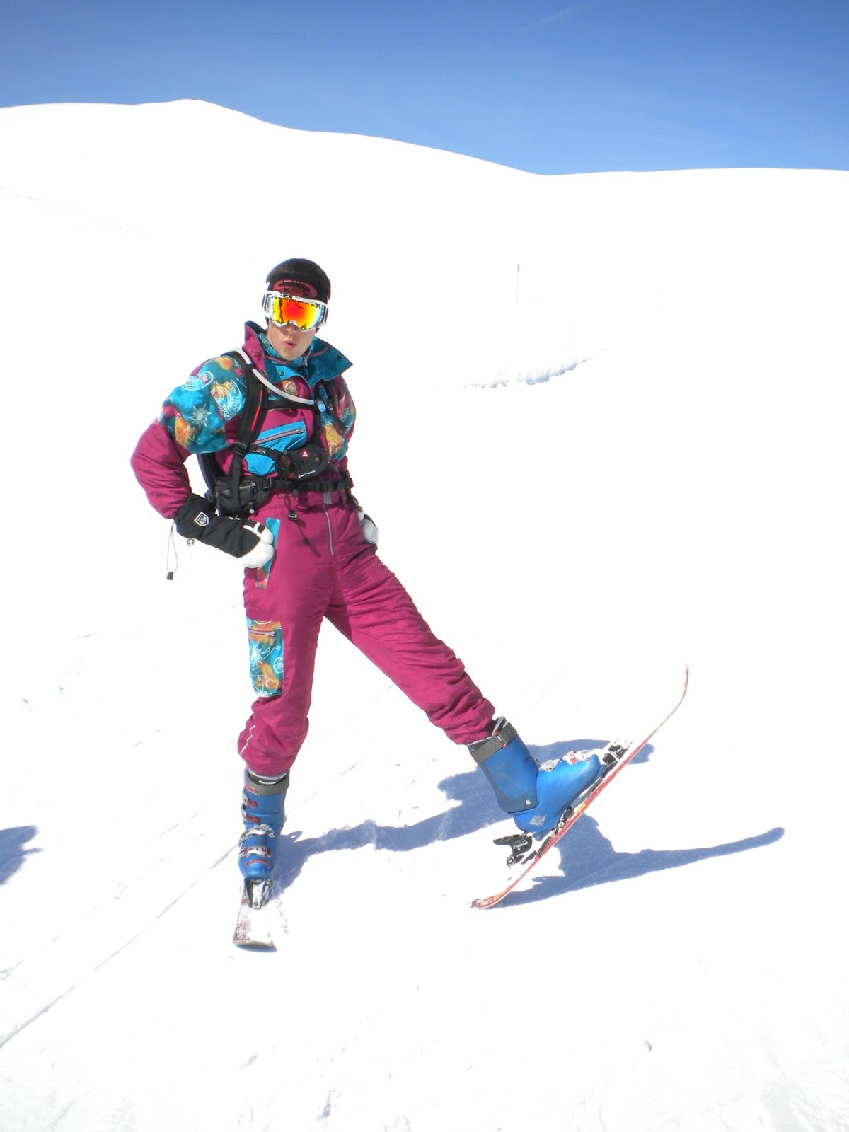 JW Seasonnaires Val d'Isère: Fancy Dress St Paddy's Day Snowblading