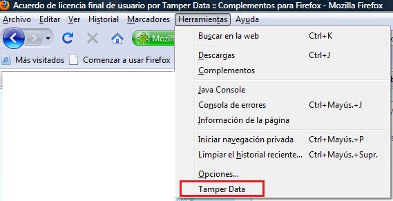 Agux y sus bits: Tamper Data I