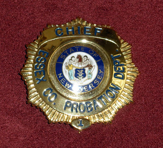 BADGE COLLECTOR: NJ PROBATION COLLECTION: RANK SET OF ESSEX PROBATION ...