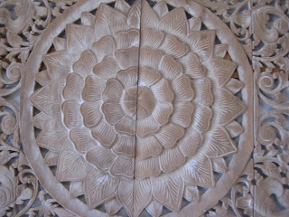 Visit Chiang Mai Online: Stunning Lotus Wall Panel - FREE SHIPPING