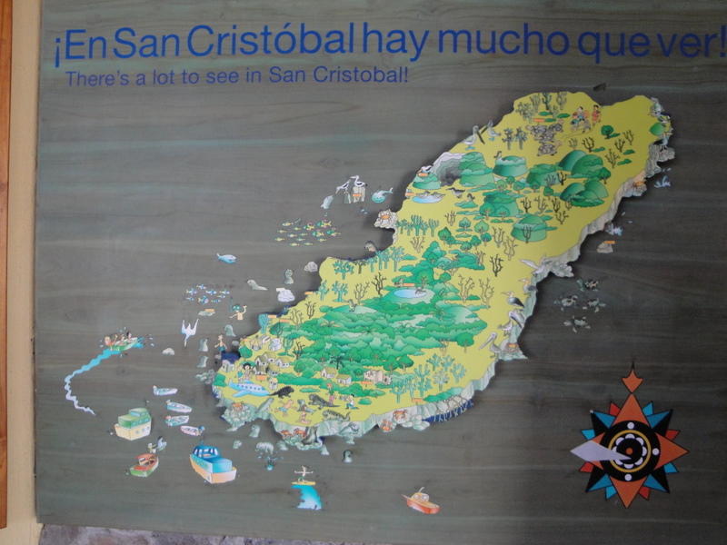 San Cristobal Island, Galapagos Islands: Maps of Islands