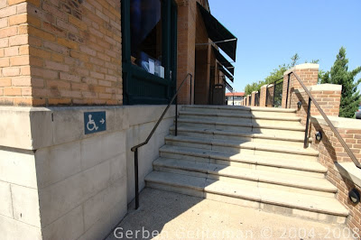 Nothing fancy, just a few disabled signage...